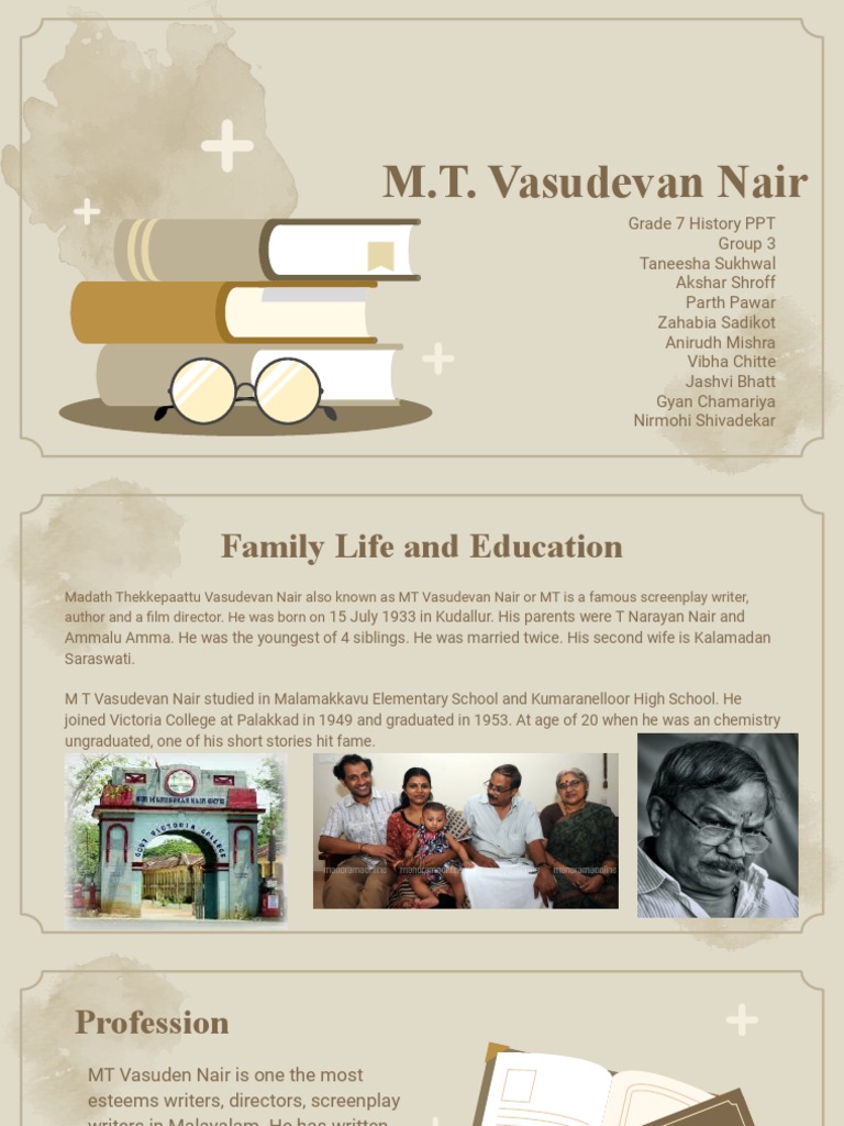 M.T. Vasudevan Nair | PDF