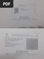 AADHAAR Card Manual | PDF