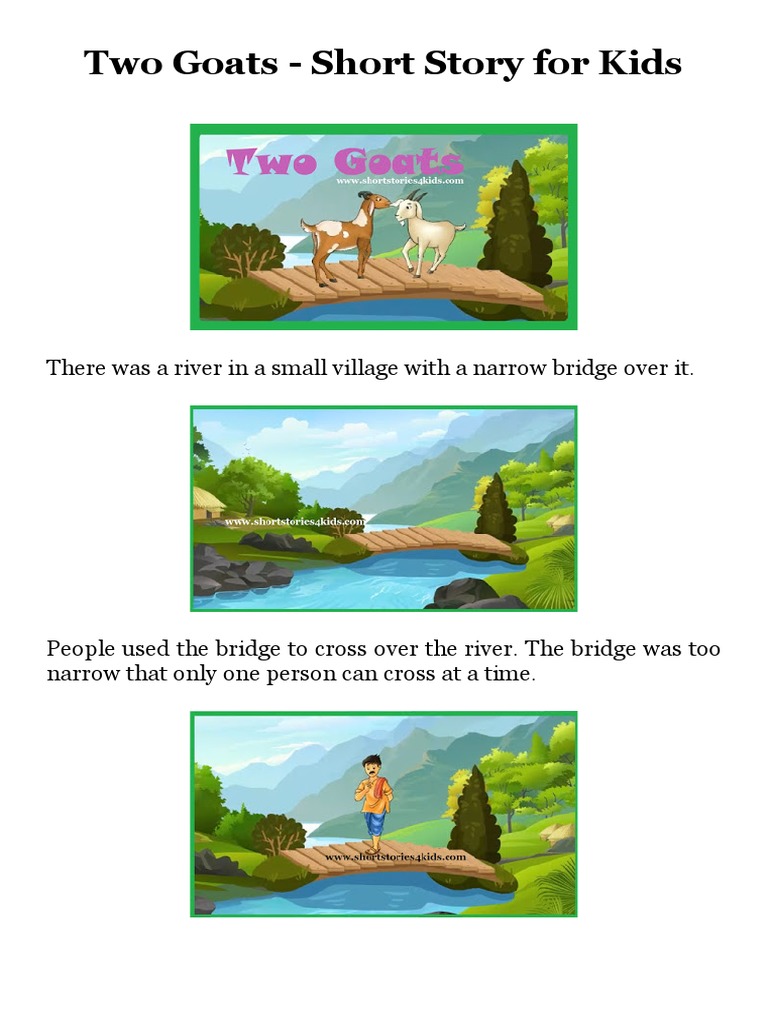 Two Goats: A Moral Story for Kids | PDF | Young Adult | General Fiction