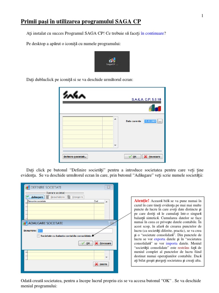 Saga - Ro - Introducere in Utilizarea Programului de Contabilitate SAGA ...