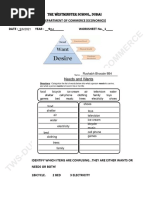 Identifying Objects Words Foundational Worksheet | PDF