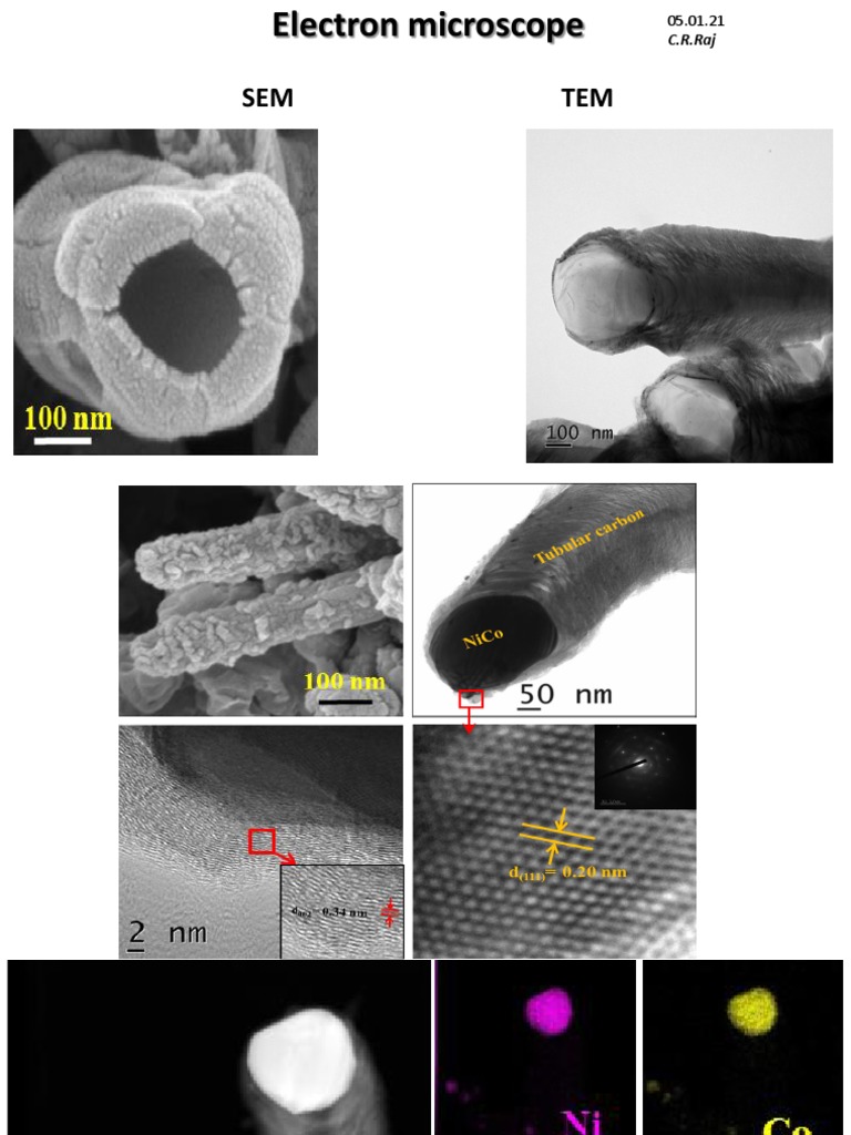 Electron Microscope Slides | PDF | Electron Microscope | Materials