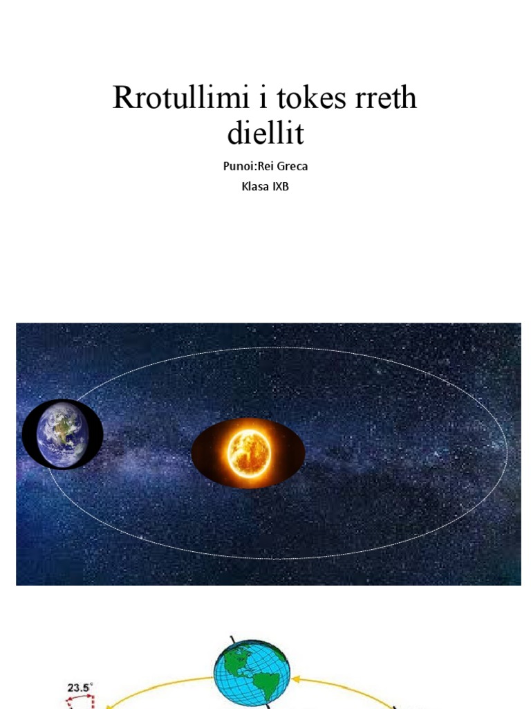Rrotullimi I Tokes Rreth Diellit | PDF