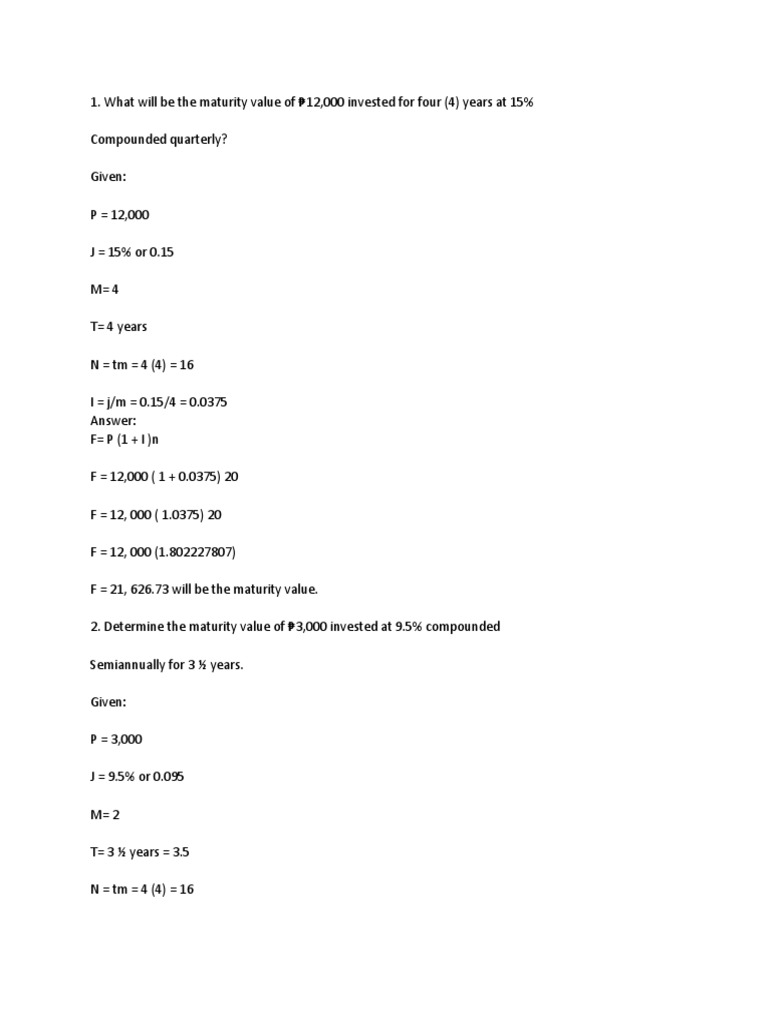 Math Seat Work 5-1 | PDF