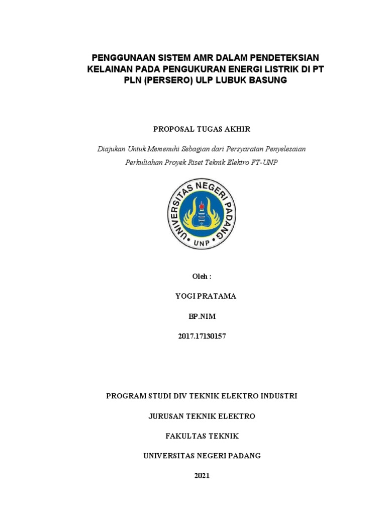 Proyek Riset Yogi Pratama 17130157 Pdf
