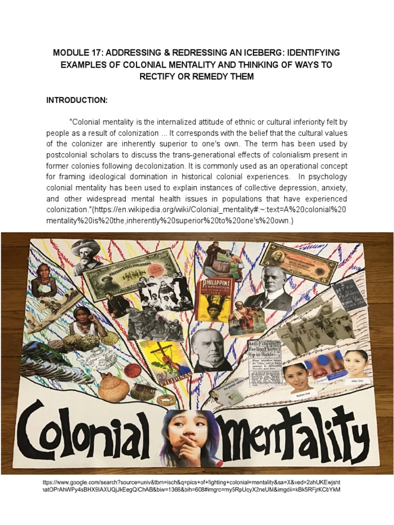 Module 17: Addressing & Redressing An Iceberg: Identifying Examples of ...