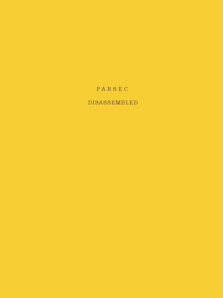 Parsec Source Code Pdf Data Computer Programming
