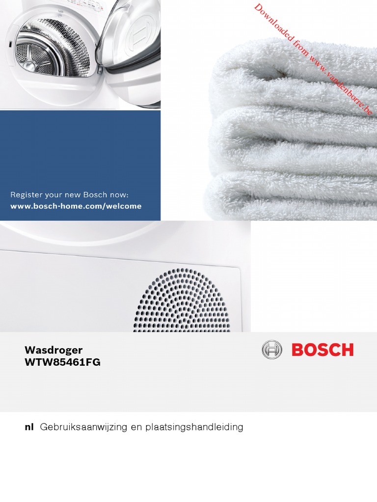 Bosch M NL WTW8546 | PDF