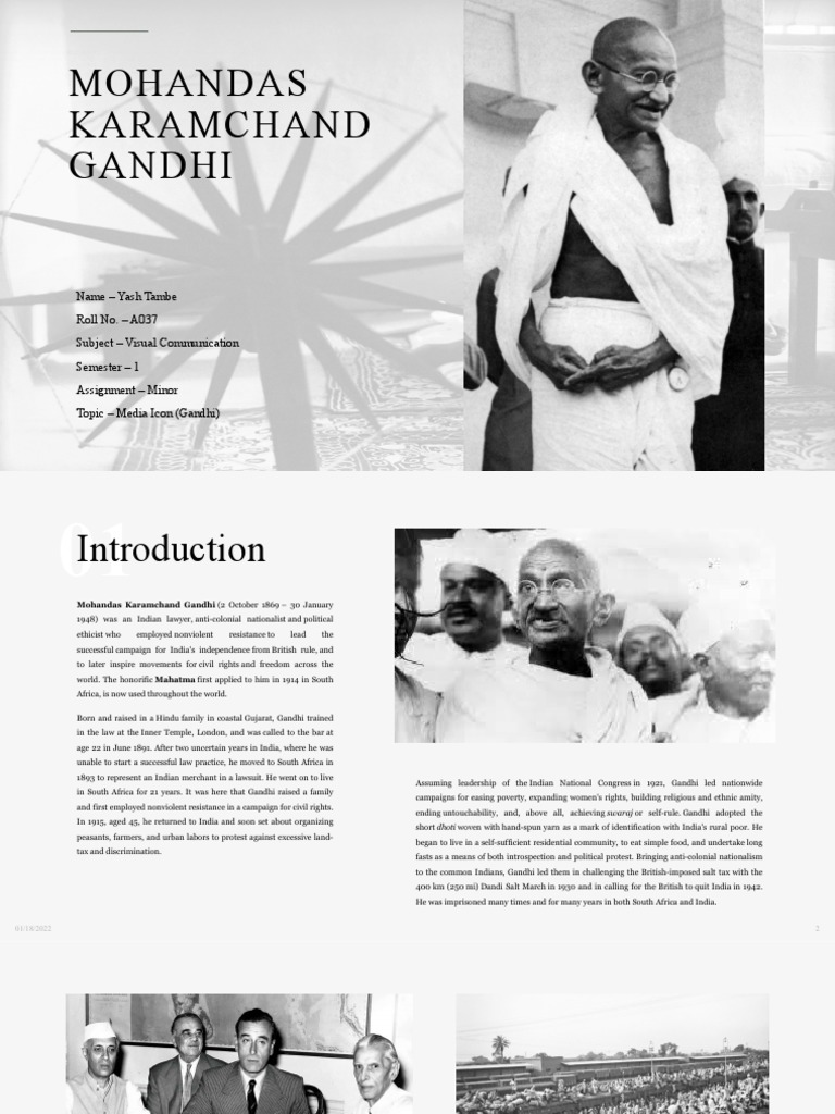 Mahatma Gandhi | PDF | Mahatma Gandhi | British Raj
