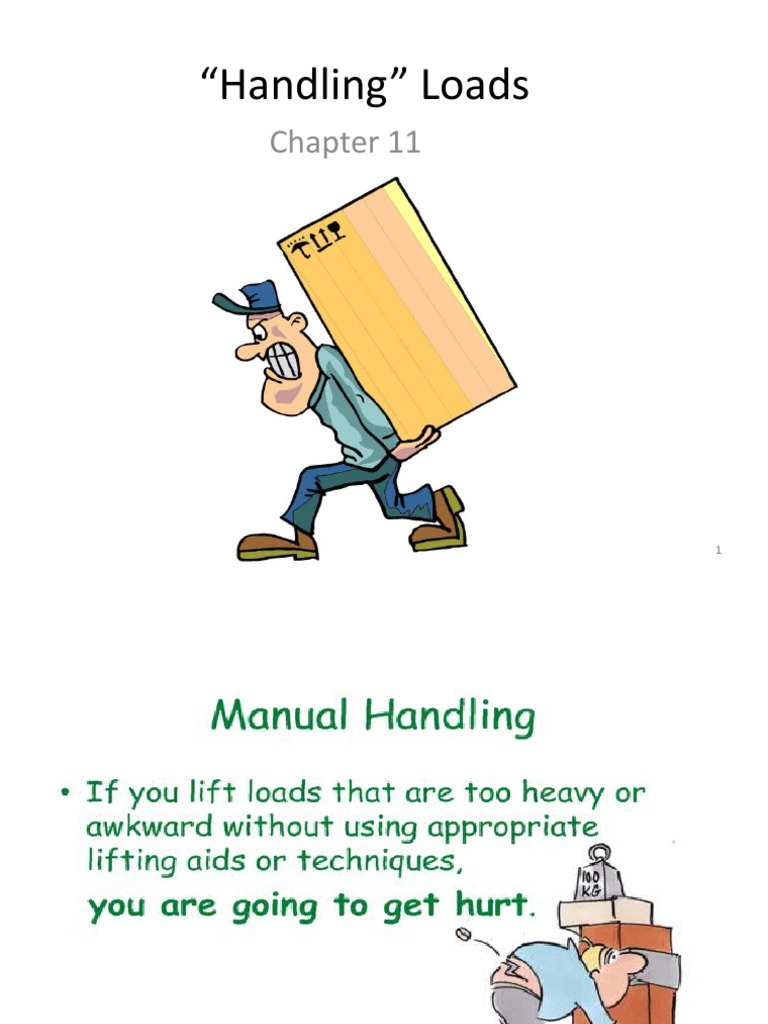 Safe Load Handling Techniques | PDF | Human Factors And Ergonomics