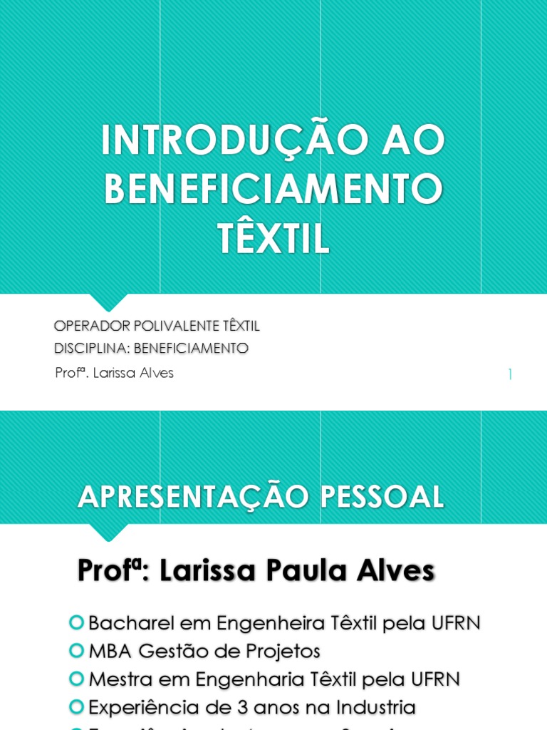 Introdução ao beneficiamento têxtil | PDF | Industria têxtil | Tingimento
