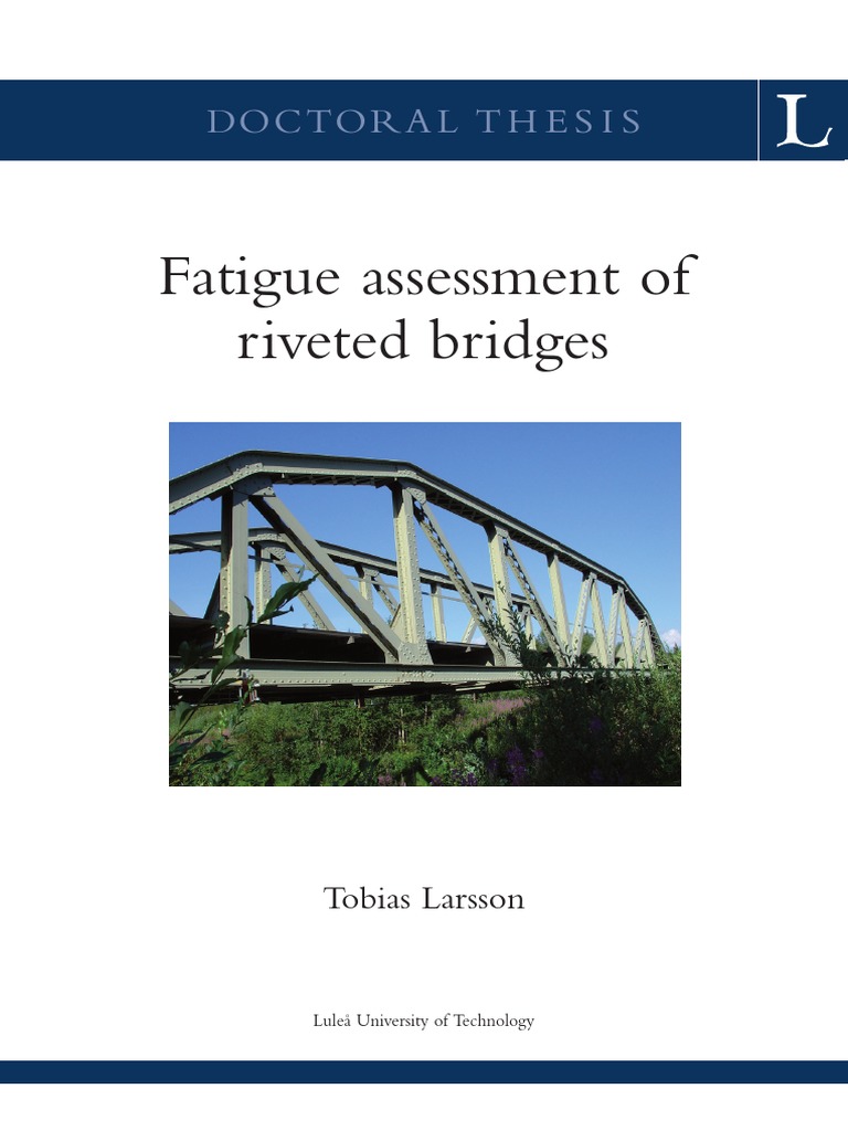 Fatigue Assesment Riveted Bridges | PDF | Strength Of Materials ...