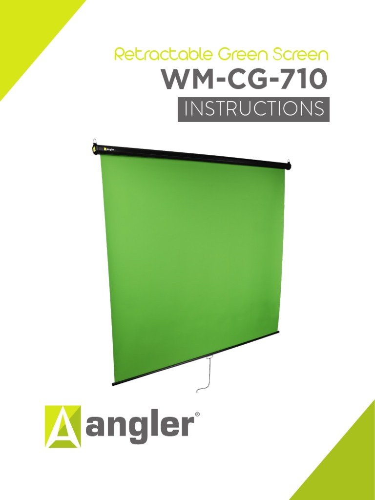 Angler Chroma Green Retractable Background (6.9 X 9.9') | PDF | Screw ...
