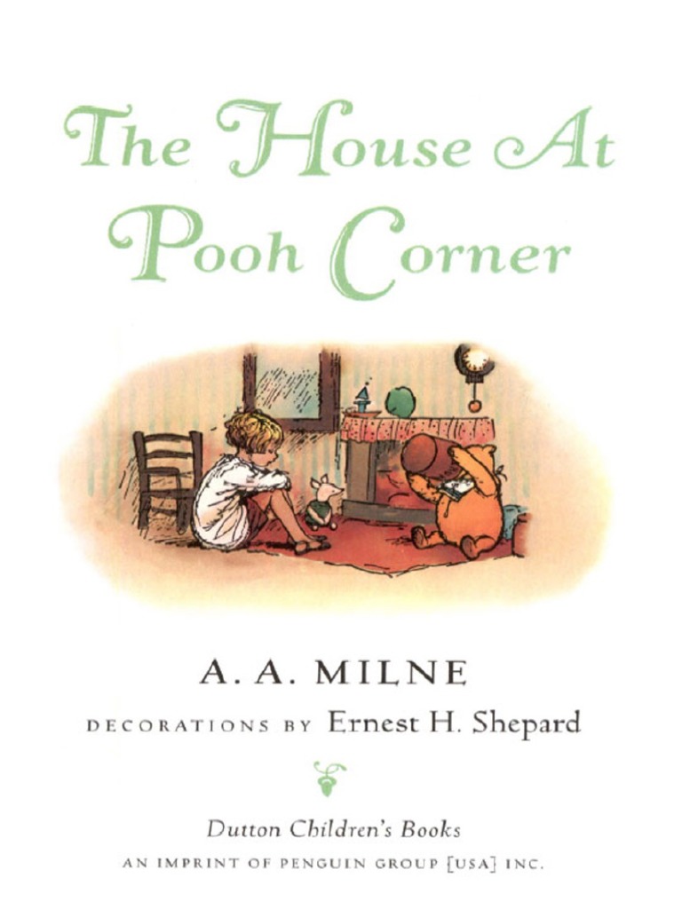 The House at Pooh Corner | PDF | Winnie The Pooh | Fictional Bears