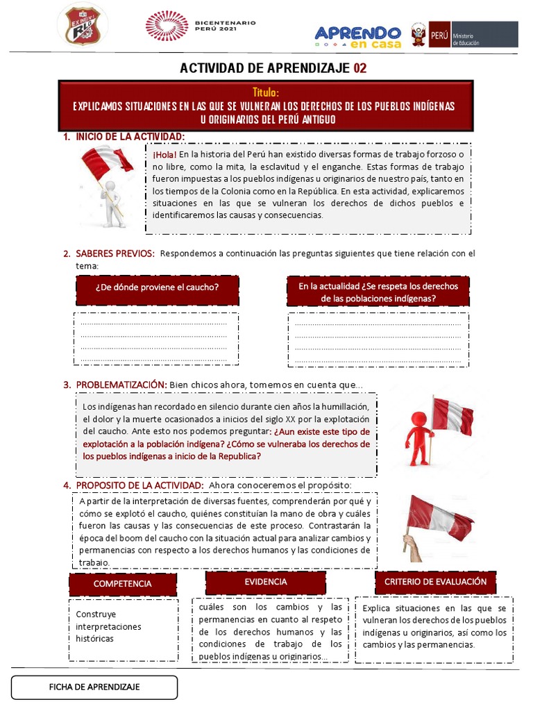 Ficha de Aprendizaje CCSS 4° Grado | PDF