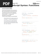 Learn JavaScript - Functions Cheatsheet - Codecademy | PDF | Anonymous ...