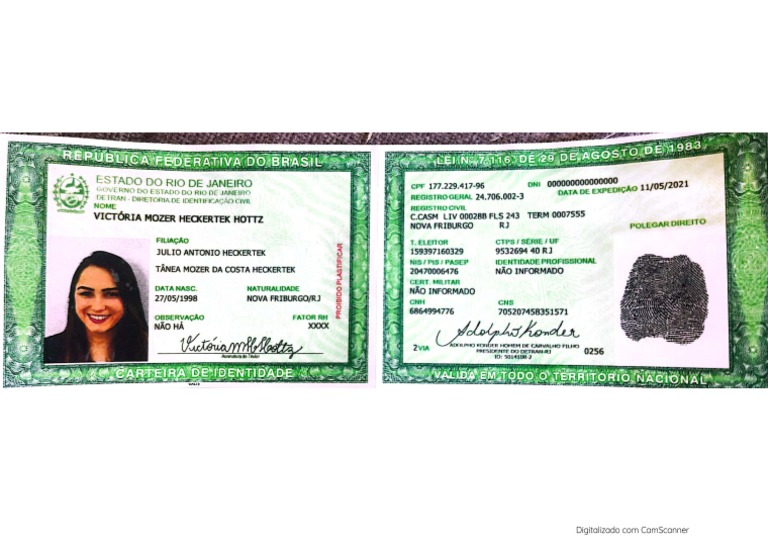 Identidade e CPF | PDF