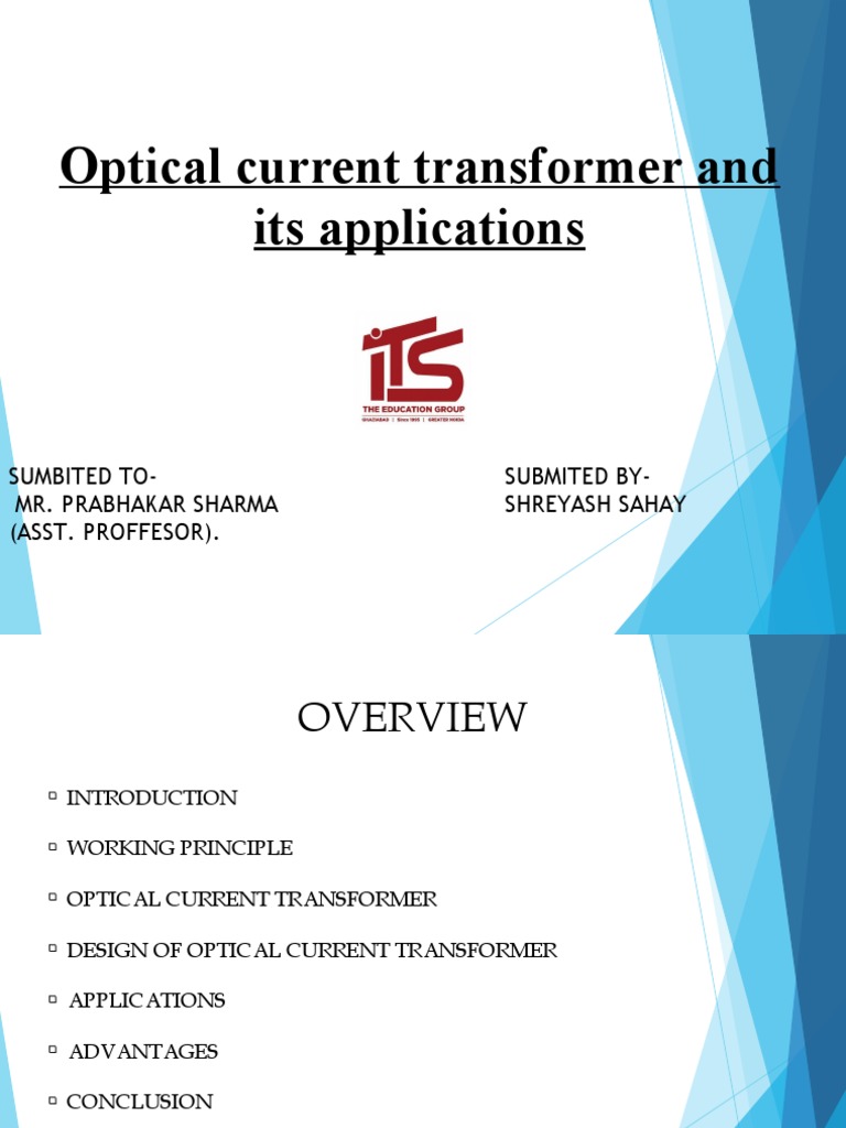 Optical Current Transformer Final | PDF | Polarization (Waves) | Optics
