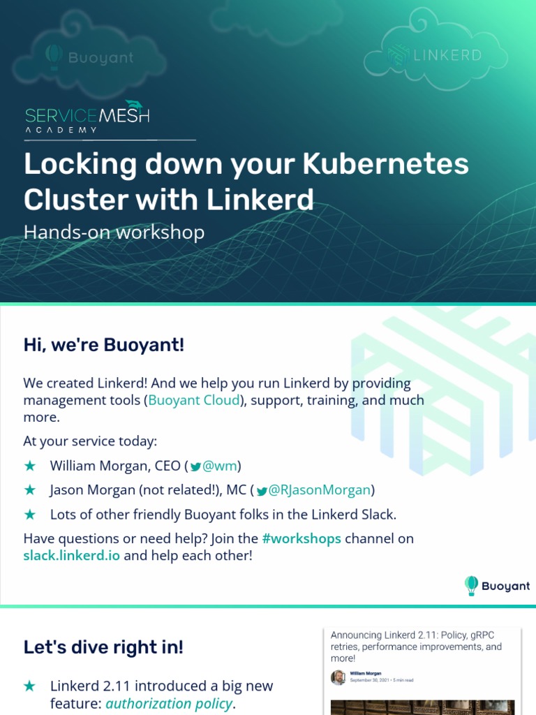 Locking Down Your Kubernetes Cluster With Linkerd | PDF | Software ...