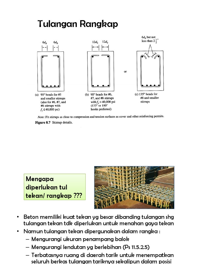 TULANGAN RANGKAP | PDF
