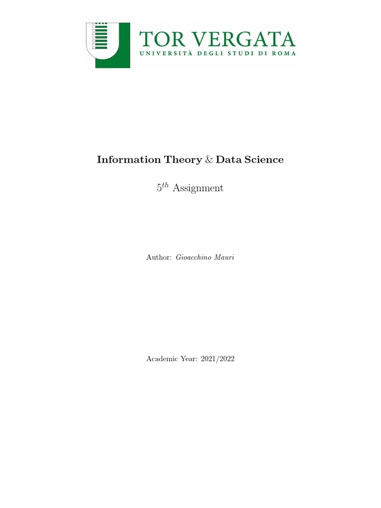 ITDS Fifth Assignment | PDF | Probability Density Function | Mean ... ITDS Fifth Assignment | PDF | Probability Density Function | Mean ...