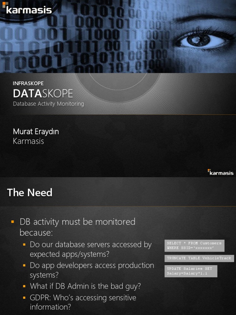 Dataskope Presentation 2019 | PDF | Databases | Microsoft Sql Server