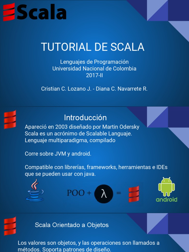 Scala | PDF | Scala (lenguaje de programación) | Función (Matemáticas)