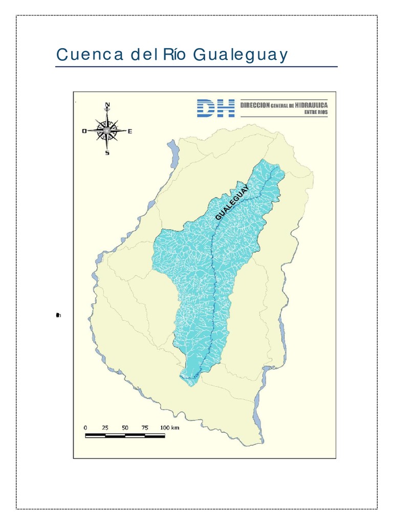 Cuenca del Río Gualeguay en Entre Ríos | PDF | Río | Cuenca de drenaje
