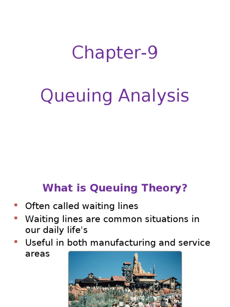 An Overview of Queuing Theory Concepts, Models, and Applications | PDF | Applied Mathematics ...