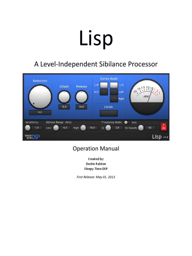 Lisp - User Manual | PDF