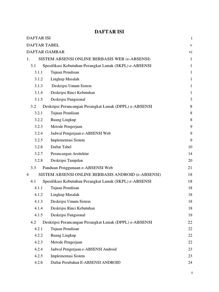 Contoh Buku Atau Dokumen Proses Pembangunan Aplikasi | PDF