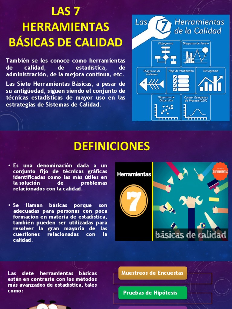 Herramientas Basicas de Calidad 2 | PDF | Estadísticas | Experimentar