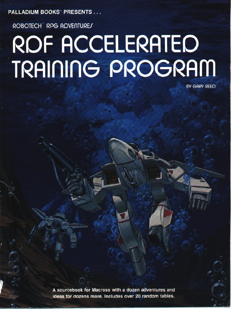 Robotech RPG Adventures - RDF Accelerated Training Program | PDF