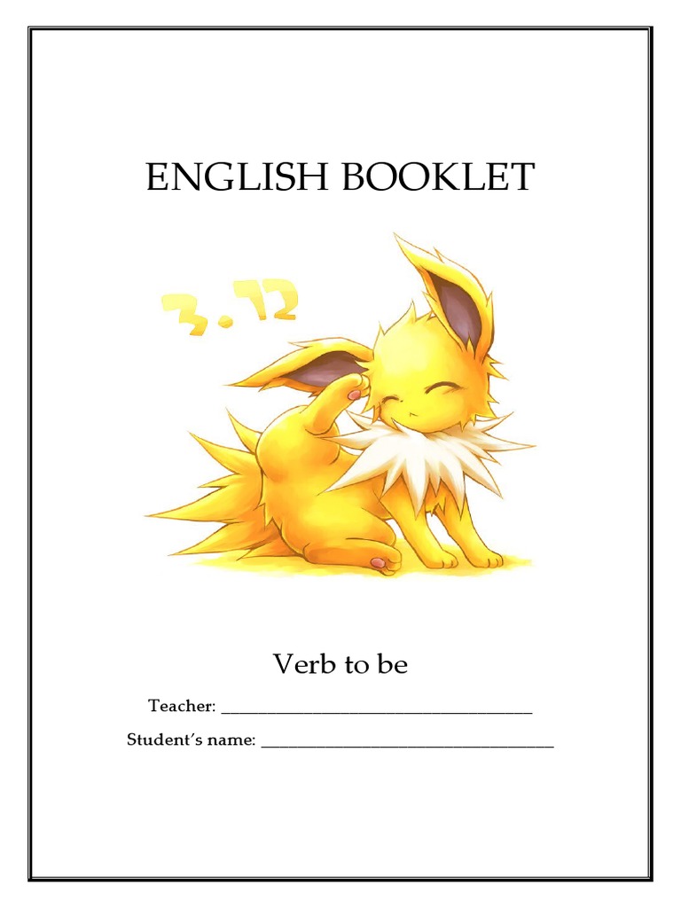 Verb To Be Review | PDF