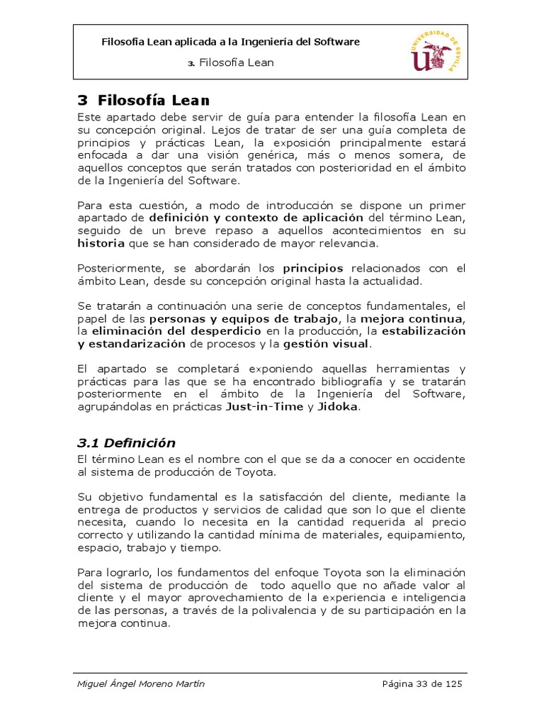 03 Filosofia Lean | PDF | Lean Manufacturing | Ingeniería de software