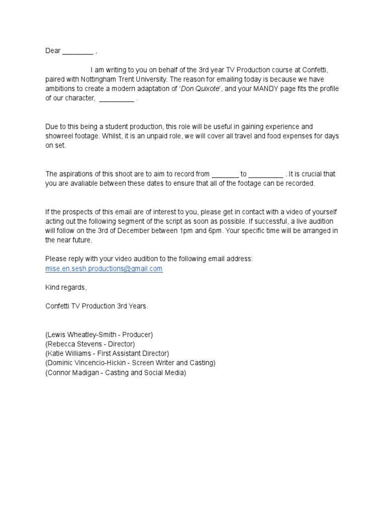 Casting Template | PDF