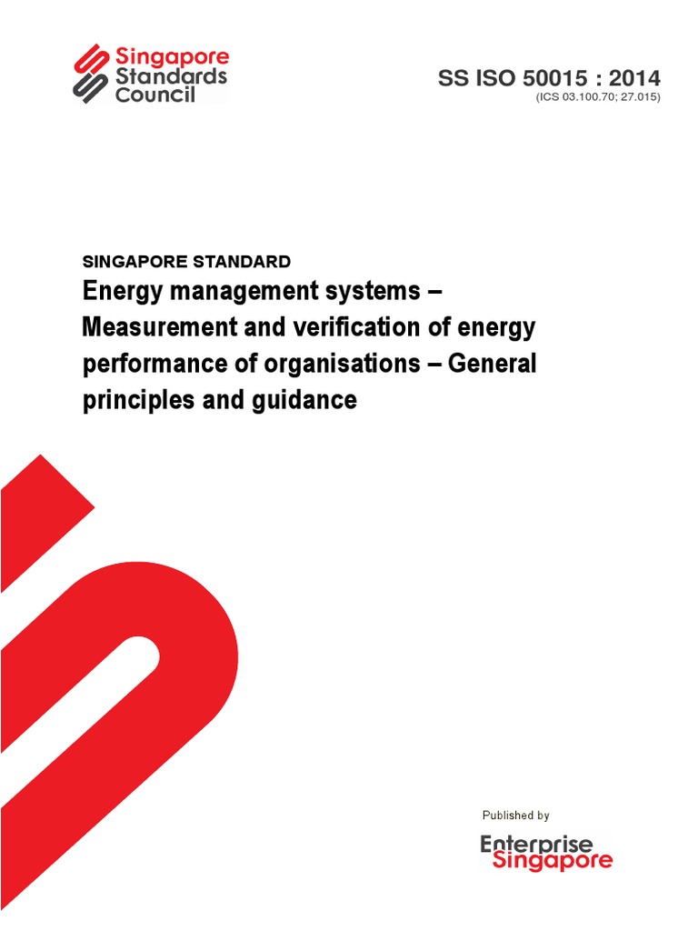 SS ISO 50015-2014 - Preview | PDF | International Organization For Standardization | Metrology