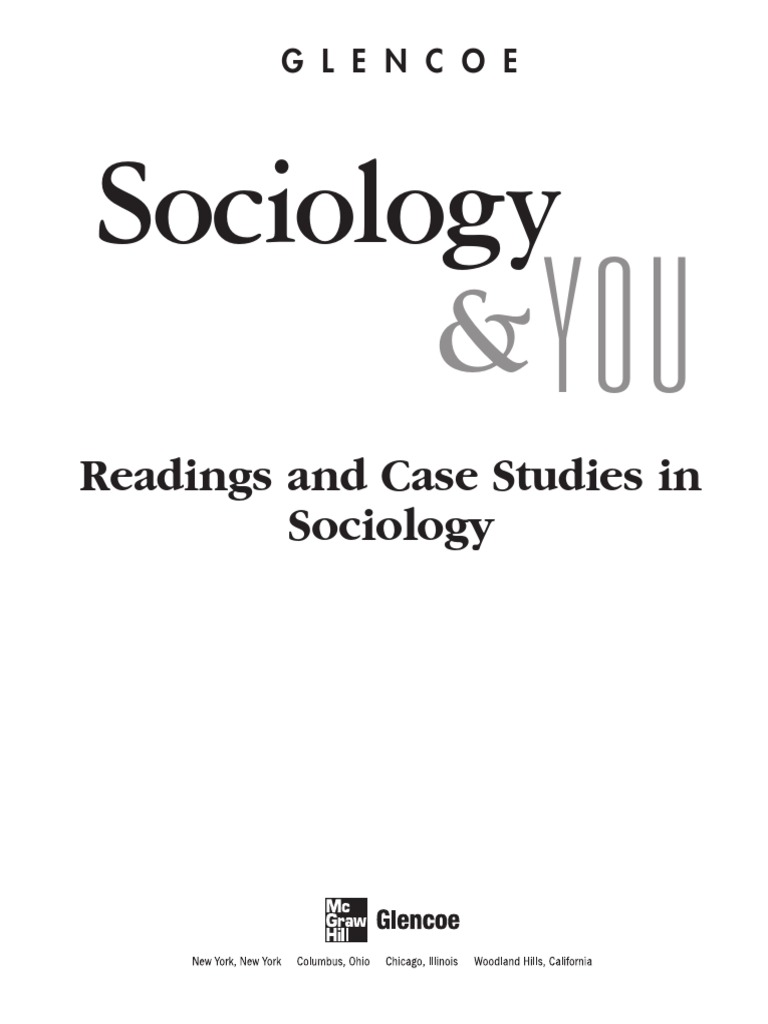 Sociology Readings and Case Studies | PDF | Etiquette | Privacy