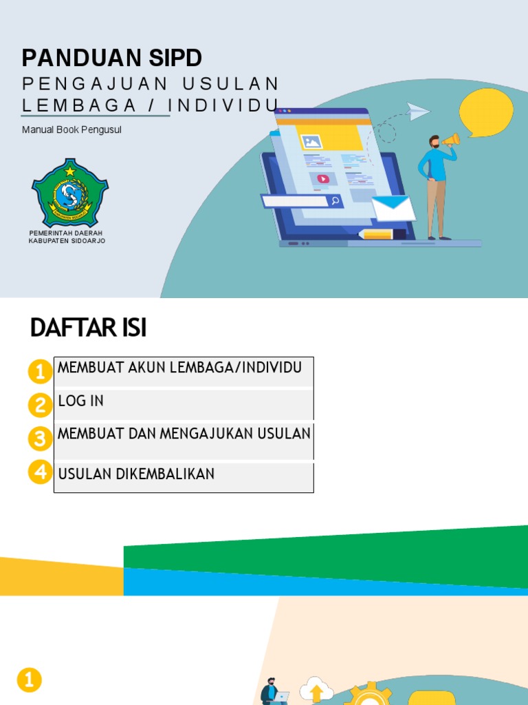 Panduan Pengajuan Usulan SIPD Sidoarjo | PDF