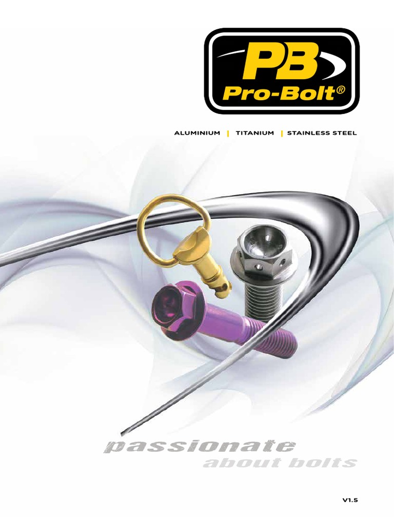 Probolt Brochure Fastener | PDF | Screw | Strength Of Materials