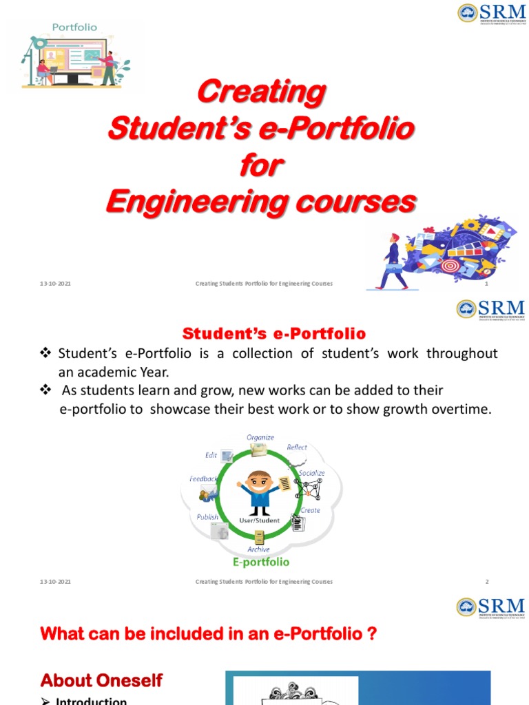 ECE SRMIST KTR Portfolio Creation Guidelines | PDF | Computing ...