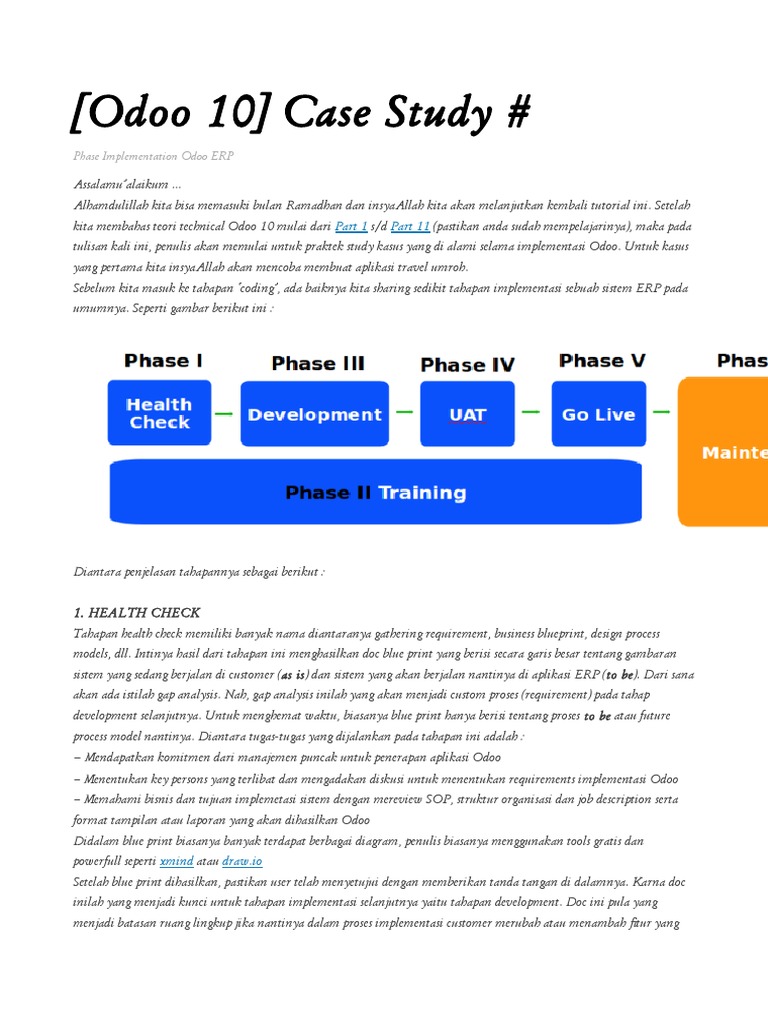 Implementasi Odoo ERP: Studi Kasus | PDF