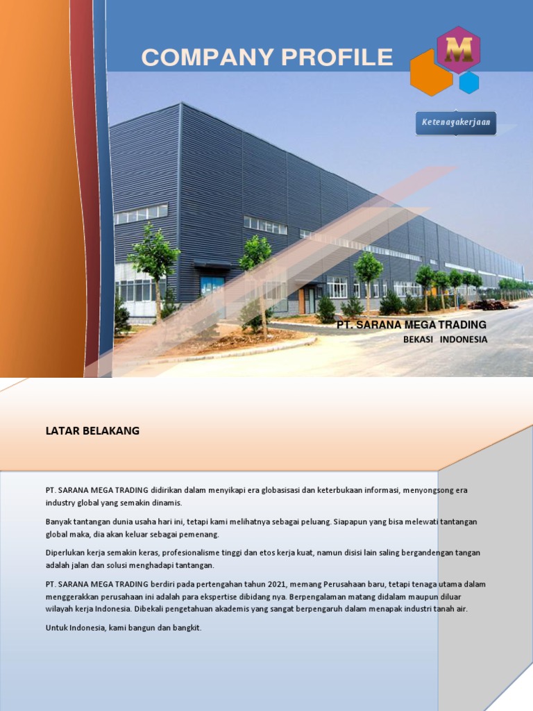 Profil Perusahaan PT Sarana Mega Trading | PDF | Bisnis