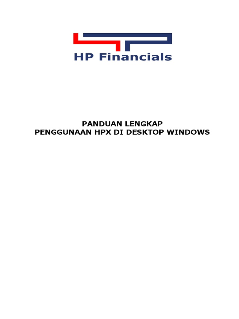 HPX Windows-Manual | PDF | Stocks | Exchange Traded Fund