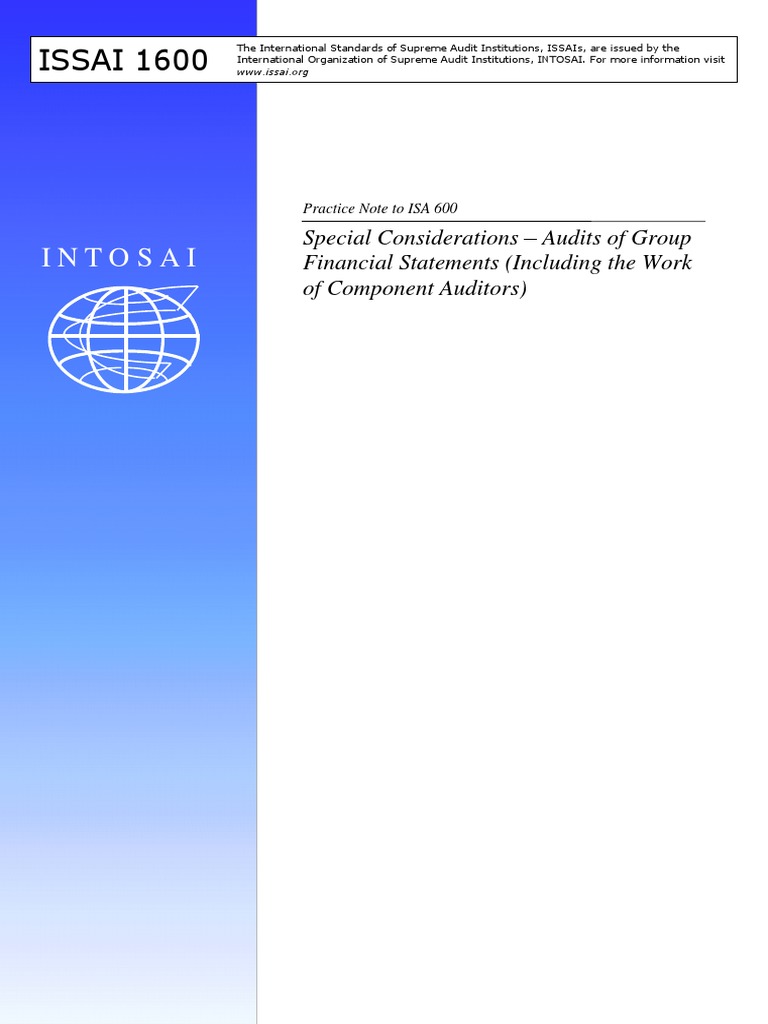 Issai 1600 PN | PDF | Audit | Financial Audit