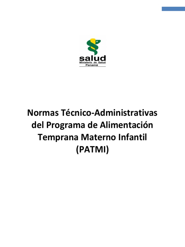 Normas de Patmi | PDF | Obesidad | Amamantamiento