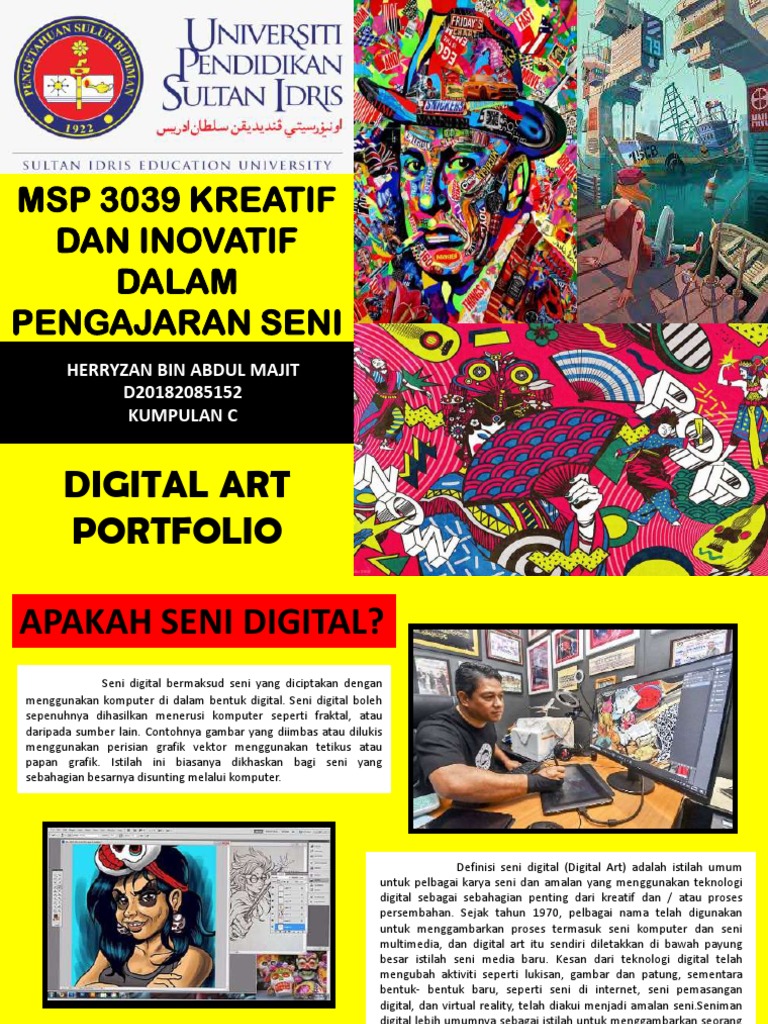Gc-Msp3093-5152-Portfolio Digital | PDF | Seni | Gaya Hidup