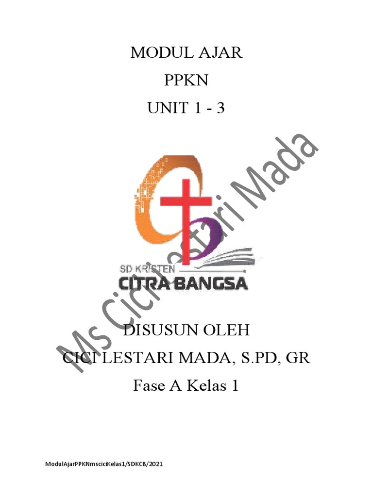 Modul Ajar PPKN | PDF
