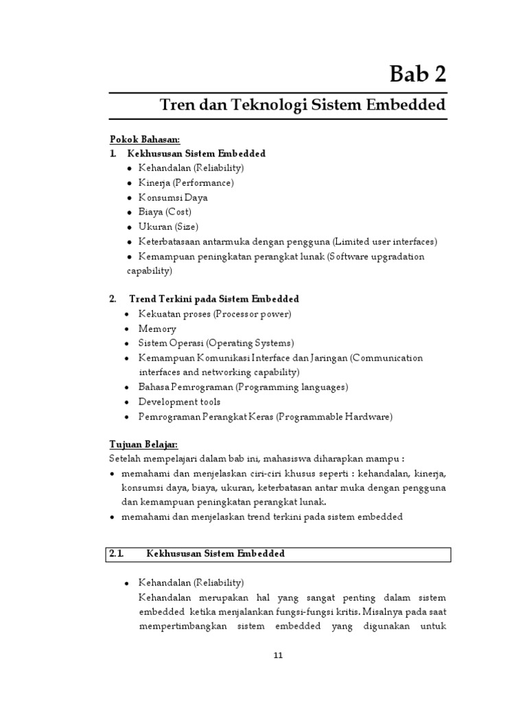 Modul 2 - Tren Dan Teknologi Sistem Embedded | PDF | Seni | Komputer