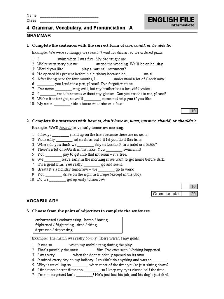 EIC 3 Practice Exercises Unit 4 | PDF | Linguistics | Human Communication